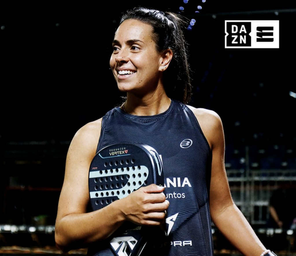 La giocatrice di Padel Sofia Araujo